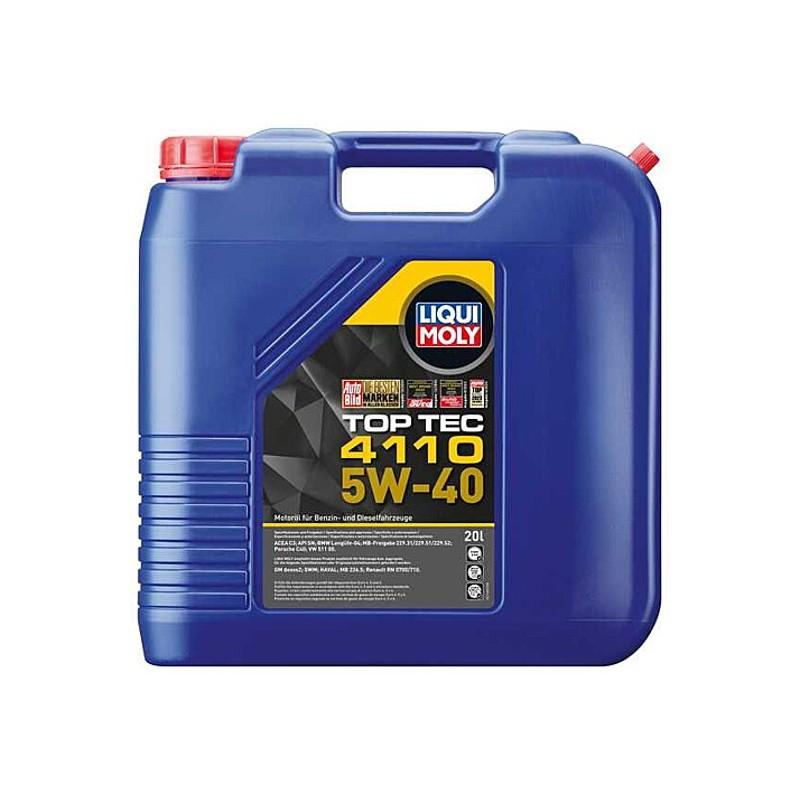21480 LIQUIMOLY（リキモリ） トップテック4110 5W40 20L エンジンオイル TOPTEC4110 ガソリン・ディーゼル ...