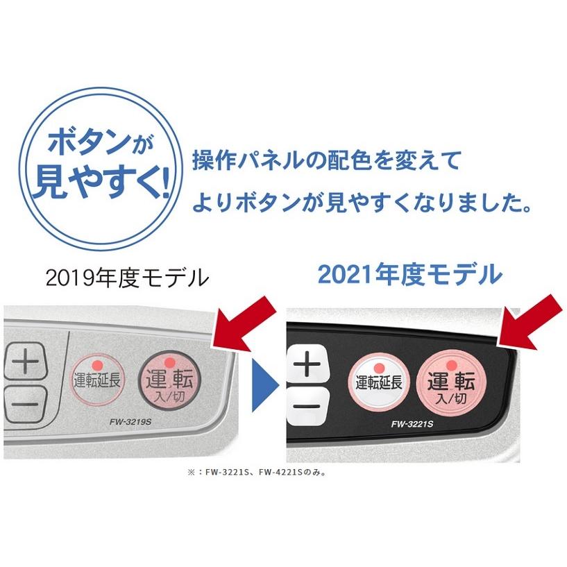 FW-3221S-S ダイニチ 石油ファンヒーター Sタイプ 木造9畳 コンクリート12畳まで スタンダードモデル ライトシルバー ...