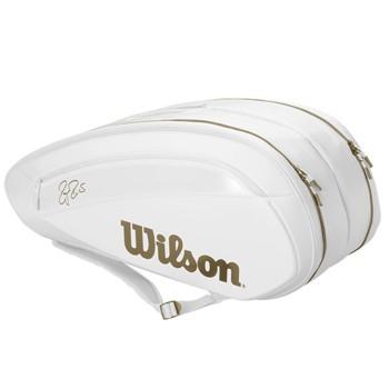 Wilson 【発売開始！】Wilson（ウイルソン）FEDERER DNA 12 PACK White/Gold WR8004401001 ...