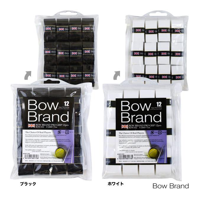 ボウブランド BOWBRAND グリップテープ プログリップ（スーパーウェット 12本巻） BOW012 : テニスステーション - 通販 - Yahoo!ショッピング