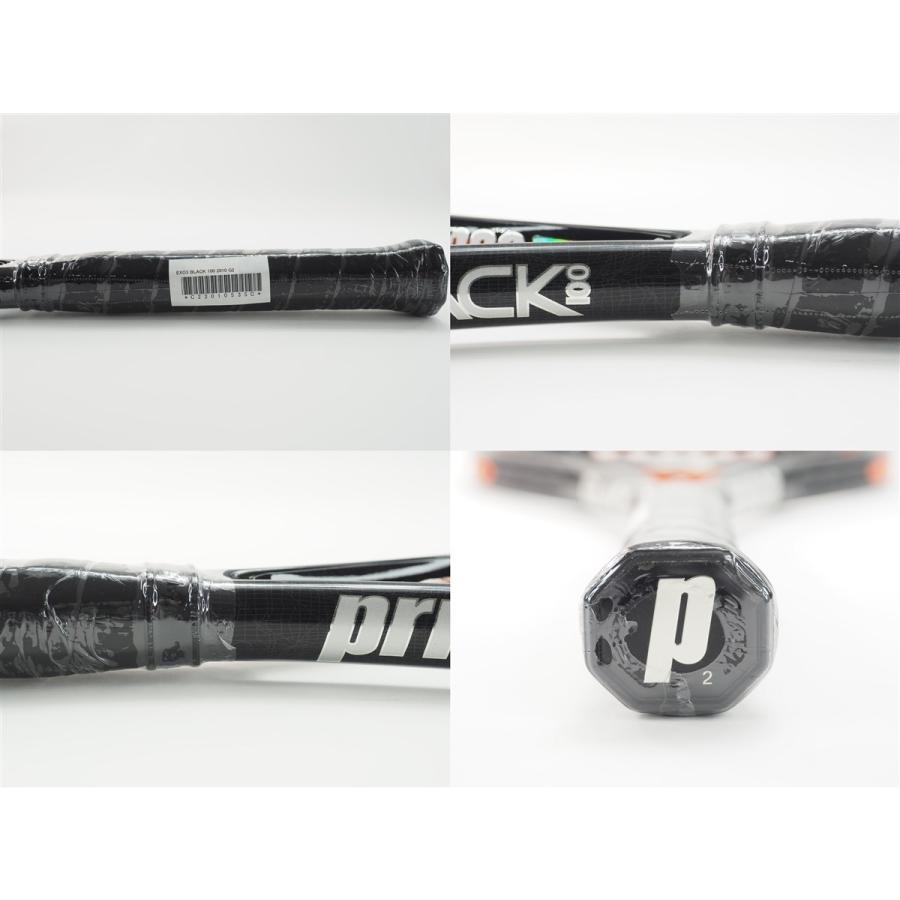 Prince 中古 テニスラケット プリンス イーエックスオースリー ブラック 100 2010年モデル (G2)PRINCE EXO3 ...