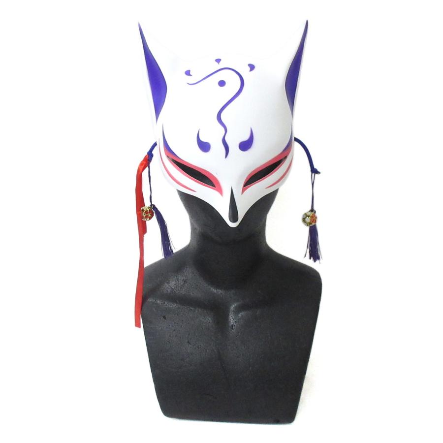 狐の半面 選べる4柄 お面 イベント お祭り おめん 縁日 屋台 303-457 : テンマヤ - 通販 - Yahoo!ショッピング