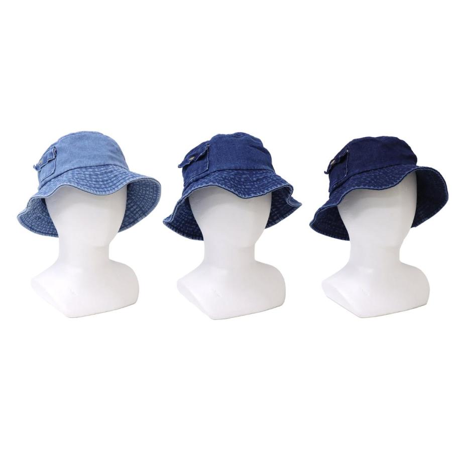 ポケットデニムハット 選べる3色 ポケット付き ハット 帽子 カジュアル メンズ レディース オールシーズン 407-051 : テンマヤ - 通販 - Yahoo!ショッピング