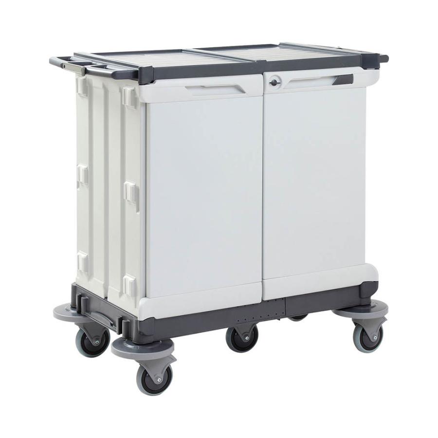 リネンカート SKF-1 ルームメイク 客室清掃 ホテル 宿泊施設 病院 ビルメン 回収 カートCA687-001X-MB 山崎産業※受注生産※ メーカー直送品 : ca687-001x-mb ...