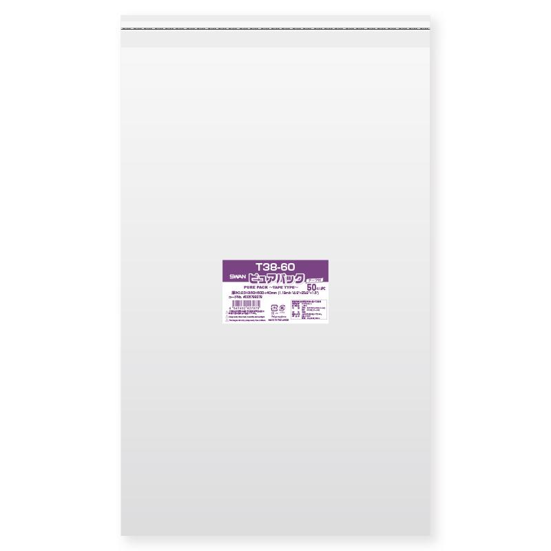 シモジマ OPP袋 ピュアパック T 38-60 500枚 : 店舗用品ショップ - 通販 - Yahoo!ショッピング