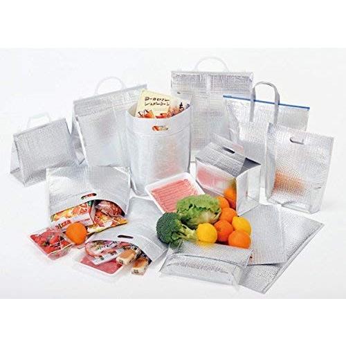 保冷袋 ミナクールパック CH8 手提げ平袋(プラ取手付) 345×400mm 100枚