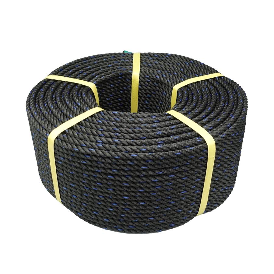 PEロープ8mm×200m黒 : てんてんてんと ヤフー店 - 通販 - Yahoo!ショッピング