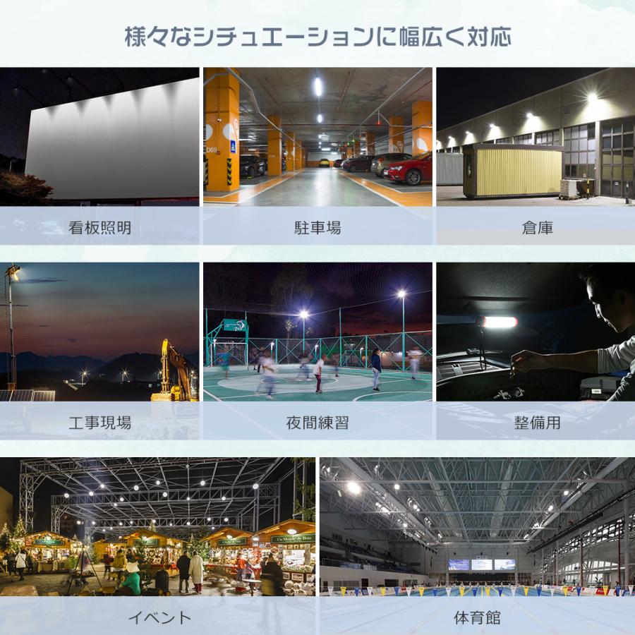 LED投光器 屋外用 明るい 100W 1000W相当 投光器 LED 屋外 防水 LED作業灯 20000lm 超高輝度 広角 照射角度120° スポットライト 工場 倉庫 高天井 看板 ...