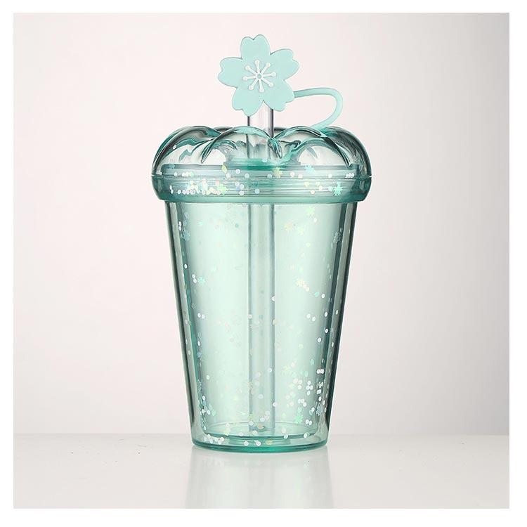 おしゃれ ストロー付き 大人 ストロー 保冷 タンブラー 二重構造 透明 軽量 スポーツ 漏れ防止 蓋付き 320/420/520ml ウォーターボト : 点 点 屋 - 通販 - Yahoo ...