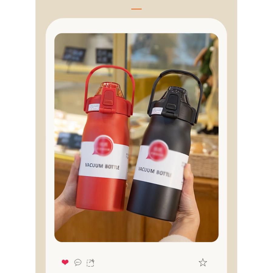 水筒 1.2リットル 真空断熱 保温保冷 大容量 大人 子供 用 旅行 屋外 スポーツ キャンプ 1100ml : 点 点 屋 - 通販 - Yahoo!ショッピング