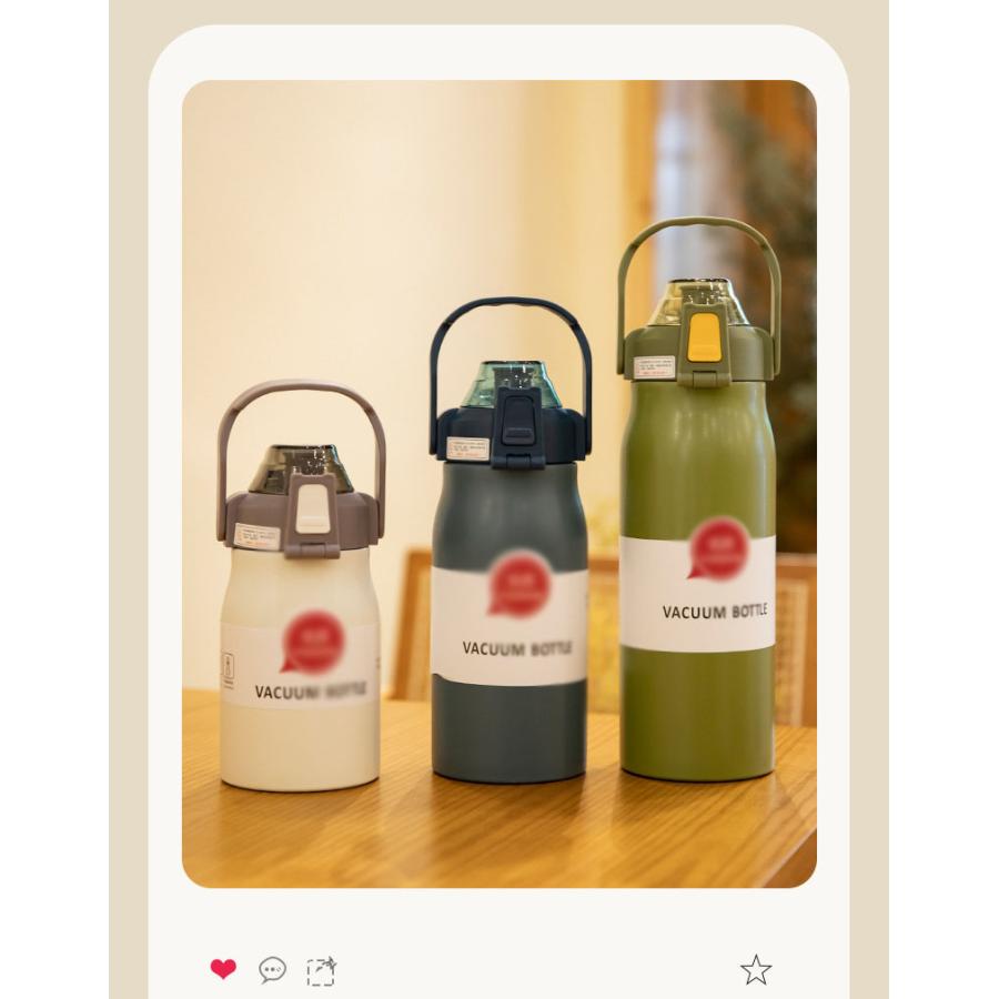 水筒 1.2リットル 真空断熱 保温保冷 大容量 大人 子供 用 旅行 屋外 スポーツ キャンプ 1100ml : 点 点 屋 - 通販 - Yahoo!ショッピング