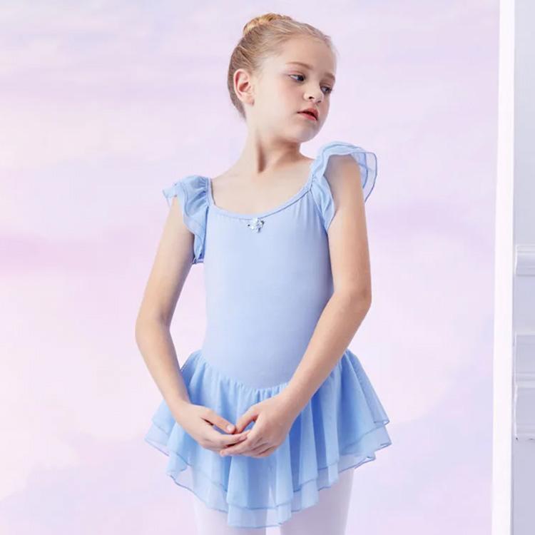 バレエ レオタード キッズ スカート付 子供用レオタード 女の子 おしゃれ フリル 肩紐タイプ 100 110 120 130 1 : 点 点 屋 - 通販 - Yahoo!ショッピング