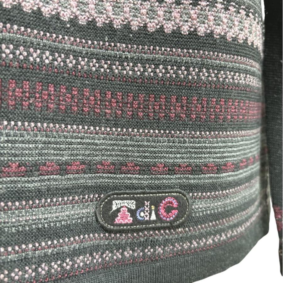 Leilian Leilian（レリアン）レディース ハイネックニット 長袖セーター ジャガード模様編み 13号 LL グレー : リサイクルショップてんとうむし - 通販 - Yahoo ...