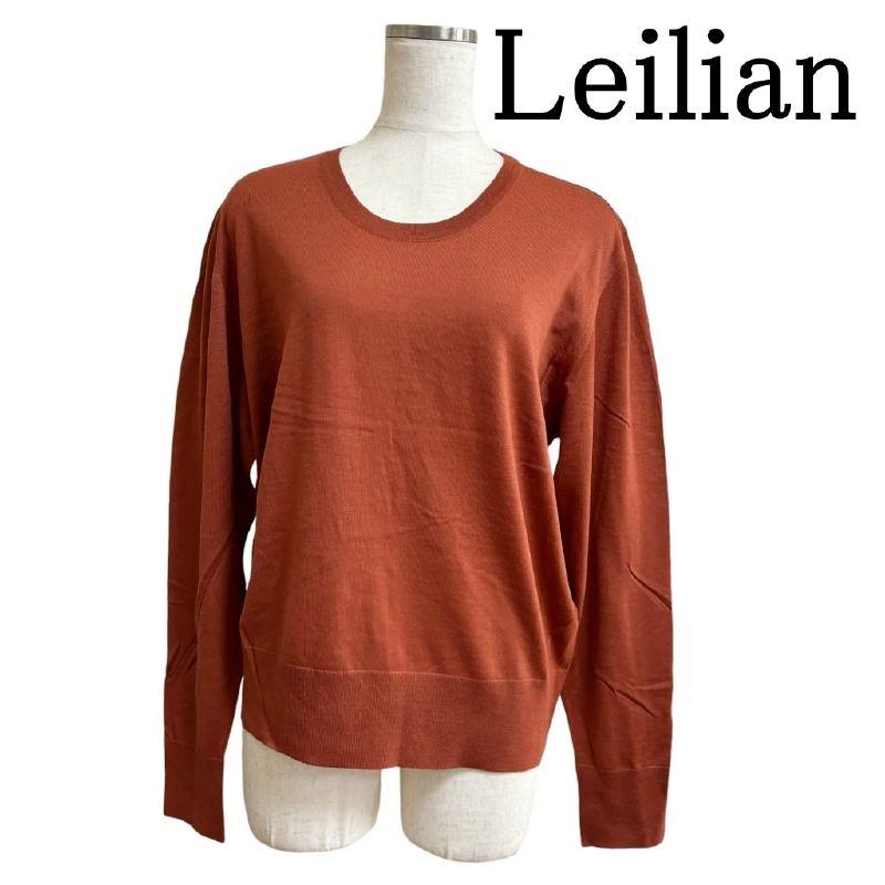Leilian Leilian（レリアン）× GEMMA（ジェンマ）長袖セーター 13号 秋 テラコッタ : リサイクルショップてんとうむし - 通販 - Yahoo!ショッピング