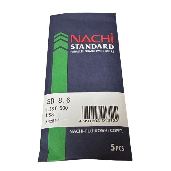 NACHI ナチ 鉄工用ストレートドリル SD 8.6mm 5本入 不二越「倉庫長期保管品」「返品交換不可」「数量限定」 : 天結Market ...