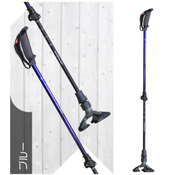 キザキ 歩ミングポール 2本1組 メディカルポールウォーク ブルー レッドAPBC-JT205 ウォーキングポール 適用身長135〜190cm : てらすけ - 通販 - Yahoo!ショッピング