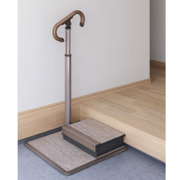 アロン化成 安寿 ATTOGRIP アットグリップ AT-E-360F 玄関にすぐ置けるコンパクト手すり 踏み台付き 870136 : てらすけ - 通販 - Yahoo!ショッピング