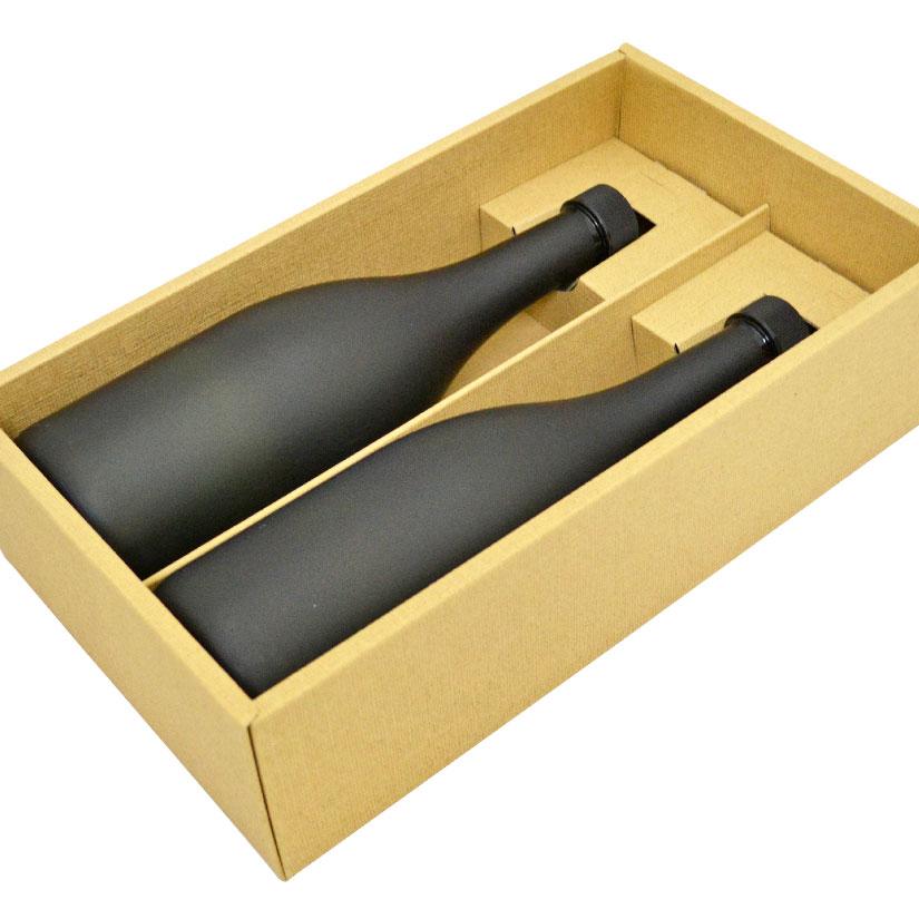 ワイン・日本酒・焼酎など2本入り専用 GIFTBOX 720ml〜900ml瓶用、ギフトボックス空箱 ギフトBOX 【包装代込み】熨斗・メッセージカード対応可能 @ : 酒食処 寺津屋 ...
