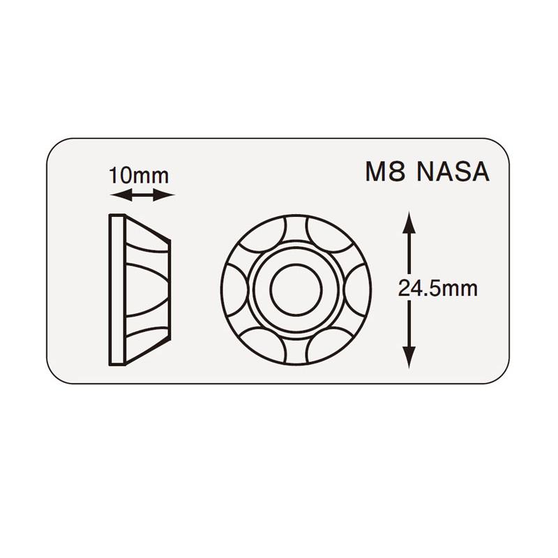 ポッシュフェイス POSH Faith NASAタイプキャップホルダー M8キャップボルト用 2個入 ゴールド 004088-04 :004088-04:TERRA NET Yahoo!店 ...