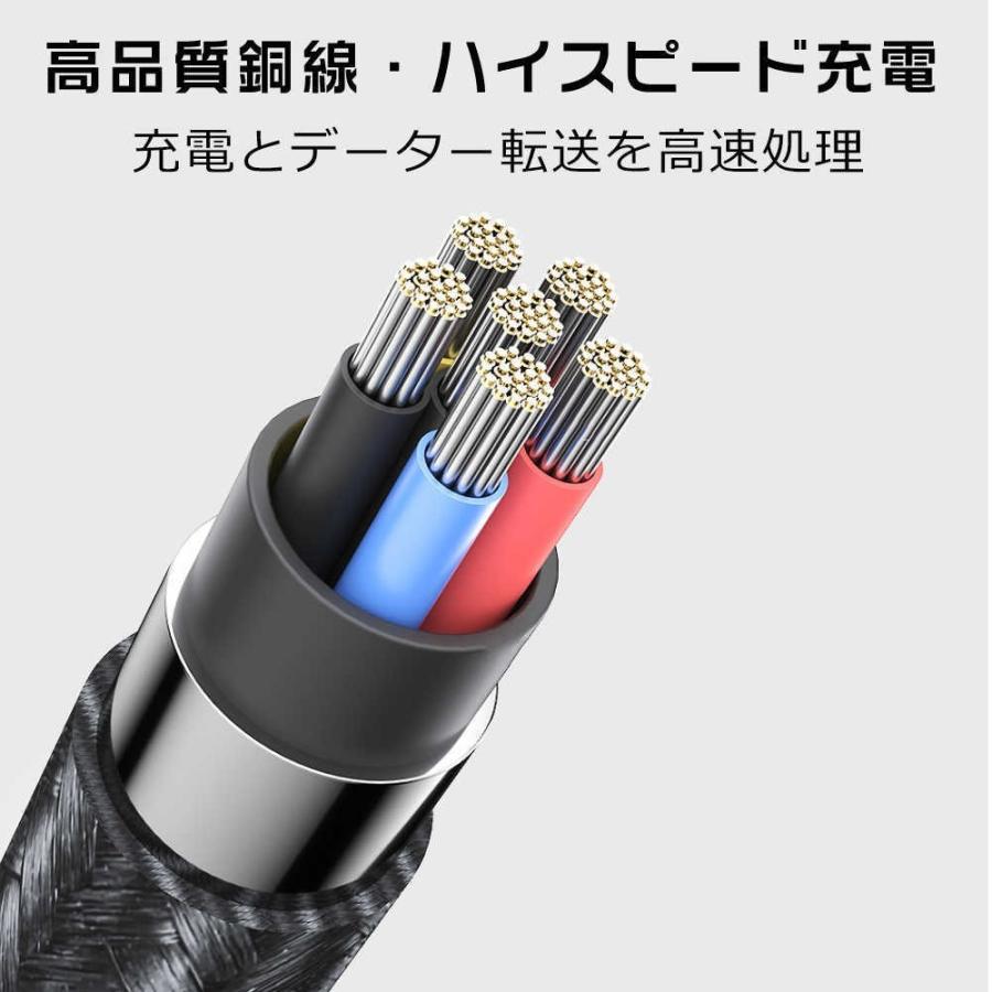 iPhone充電ケーブル iPhoneケーブル アイフォンケーブル スマホ 充電器 急速充電 高耐久性 4本セット 2.4m : いつも幸便 - 通販 - Yahoo!ショッピング