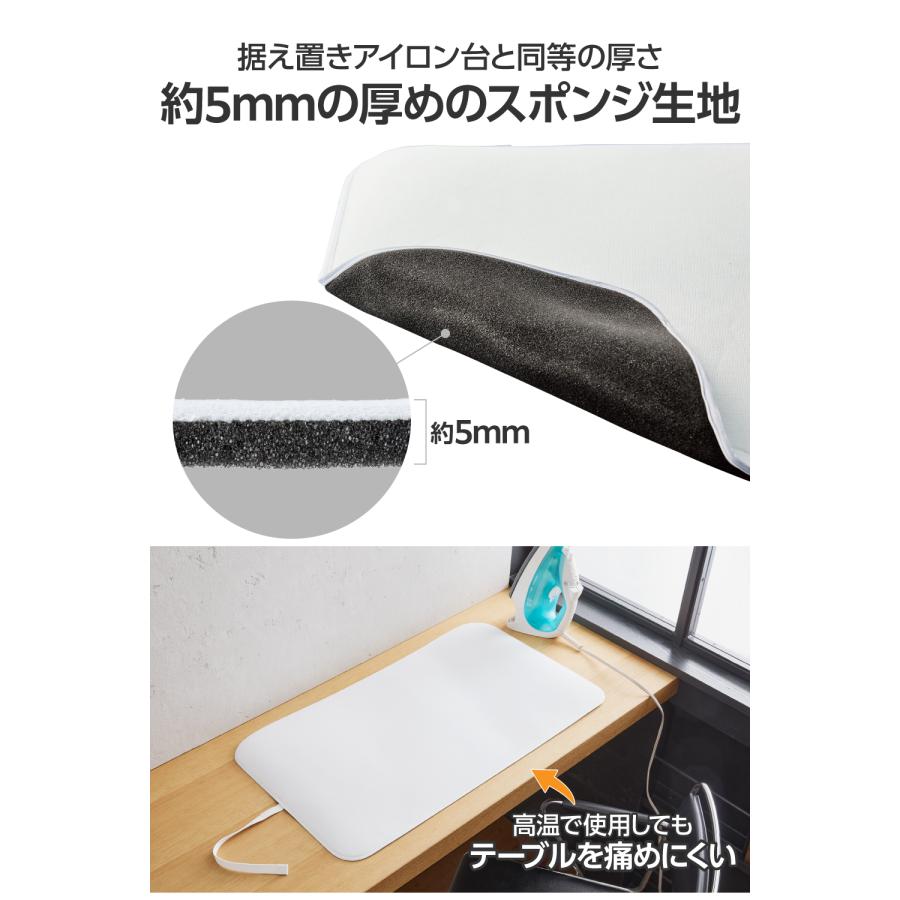 ELECOM アイロンマット アイロン台 くるくる コンパクト 耐熱温度180℃ 軽量 持ち運び可能 ホワイト LA-IRMAMWH エレコム 公式店 : テスコム公式Yahoo!店 - 通販 ...