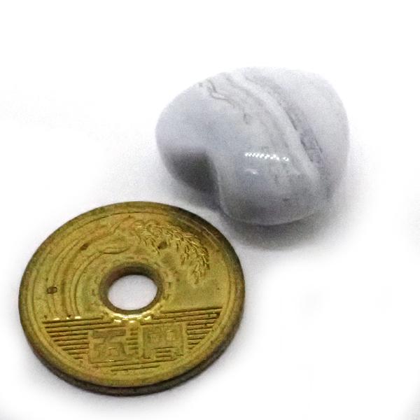 ブルーレースアゲート 【ハート・磨き石 数量限定】 約20x20x12mm 《1個》 天然石 : テソロ ヤフーショップ - 通販 ...