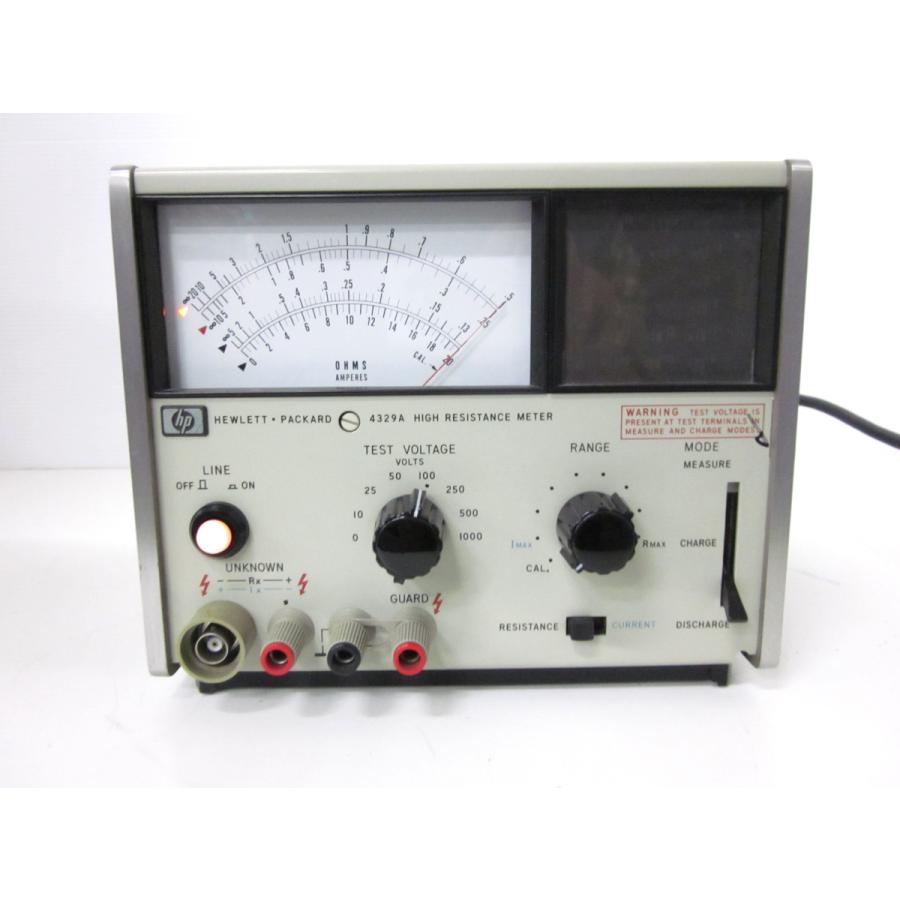 【中古】ハイ・レジスタンス・メータ 4329A HP ヒューレット・パッカード 3m9542 ★送料無料★[物理 理化学 分析 回路素子 ...