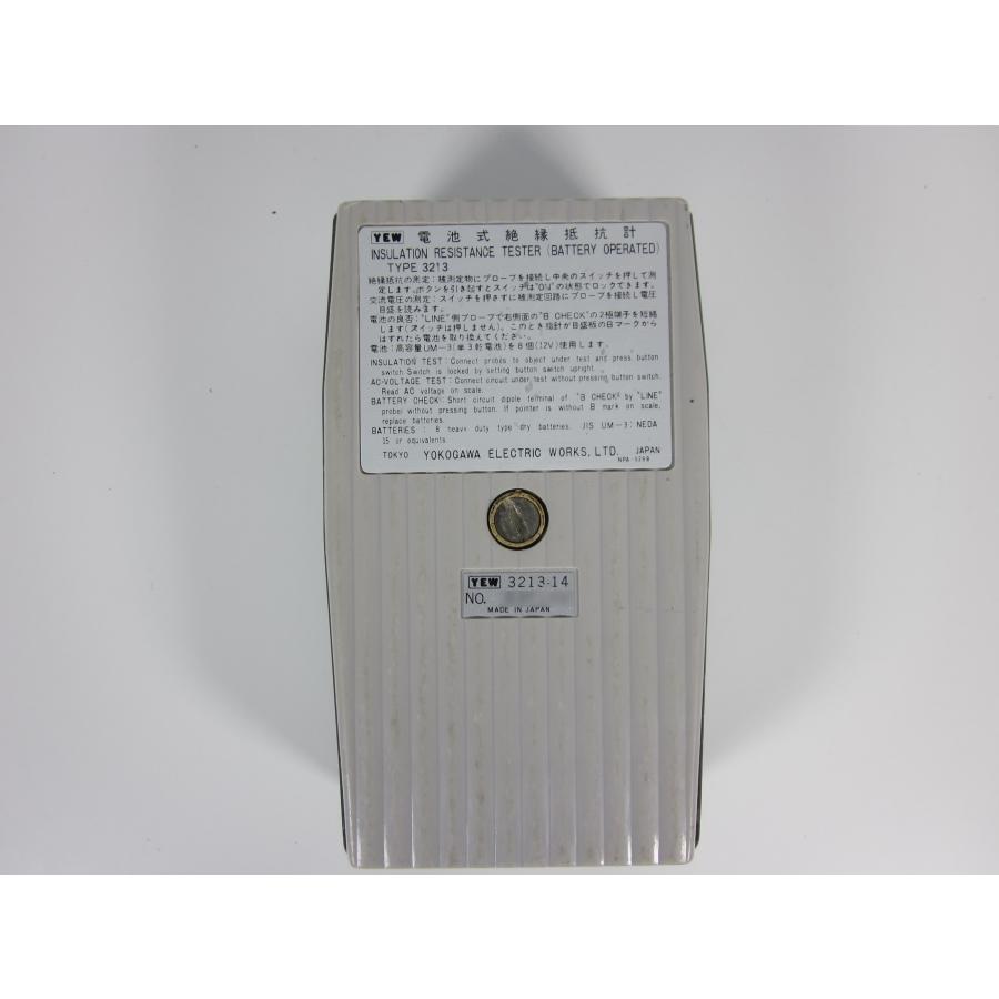 【中古】電池式絶縁抵抗計 3213 14 横河電機 YOKOGAWA 500V/1000Ω 3m9754 ★送料無料★[電圧 電流 電力] : 計測器中古販売レンタルのメジャー - 通販 ...