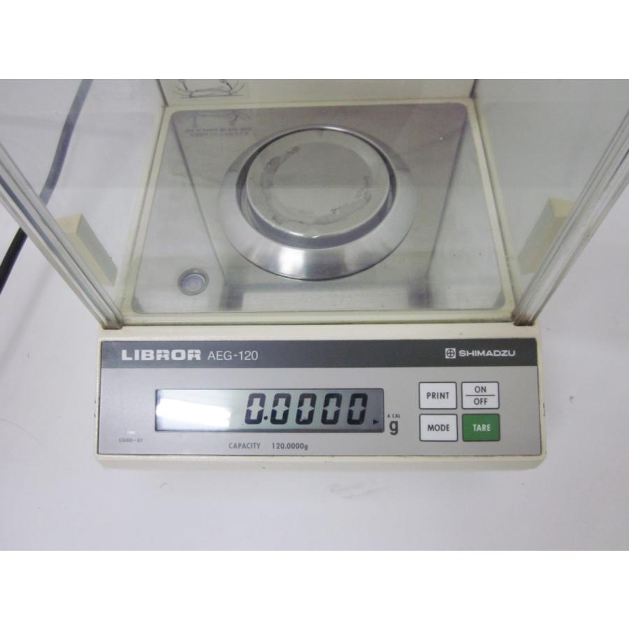 【中古】上皿電子分析天びん(120g/0.1mg) AEG-120 LIBROR 島津製作所 3z0648 ★送料無料★[天秤／はかり／計量器／クレーンスケール] :3z0648:計測器中古 ...