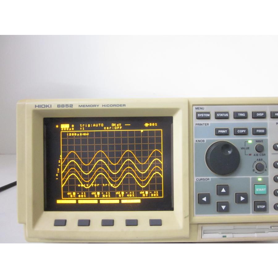【動作保証/即納】【中古】メモリハイコーダ 8852 日置電機 HIOKI 4ch 記録計 レコーダ 3z1105 ★送料無料★[記録 データ ...