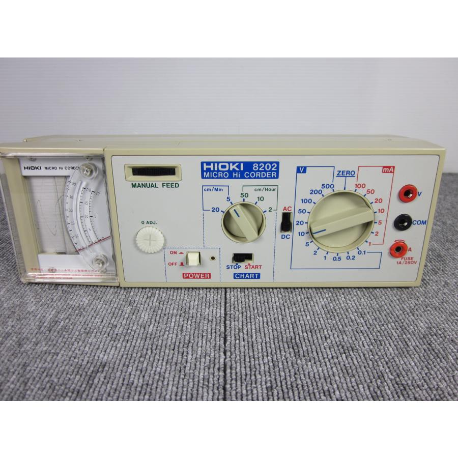 【中古】マイクロハイコーダ 8202 日置電機 HIOKI 記録計 レコーダ 3z1199 ★送料無料★[記録 データ 情報処理] : 計測器 ...