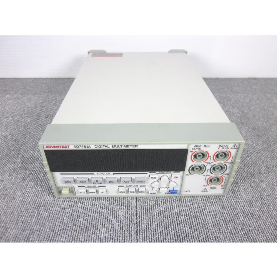 【中古】デジタルマルチメータ AD7461A アドバンテスト ADC ADVANTEST 6.5桁 4線式抵抗測定対応 3z1340 ジャンク ...