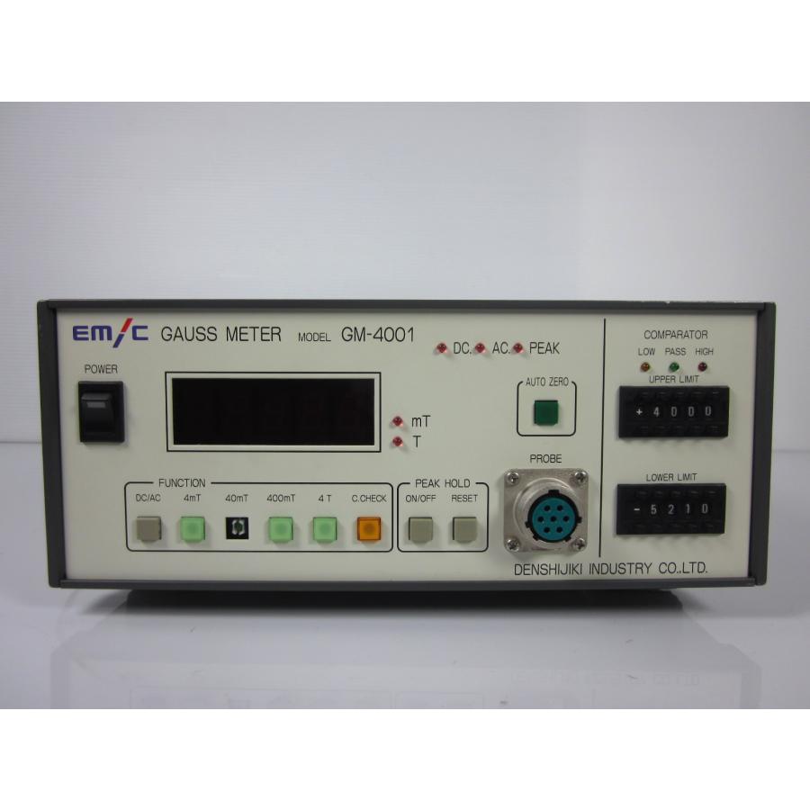 【中古】ガウスメータ GM-4001 電子磁気工業 DENSHI JIKI EMIC GAUSS METER 3z1525 ★送料無料★[電波 ...