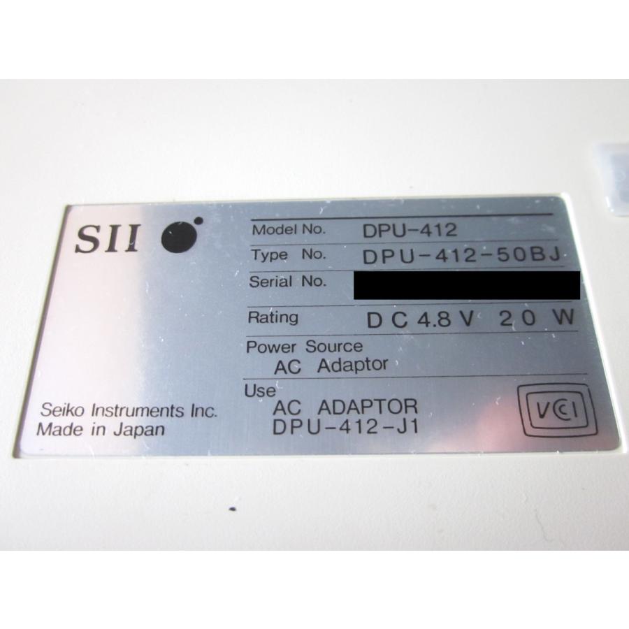 【中古】サーマルプリンター DPU-412-50BJ セイコーインスツルメンツ SEIKO 3z1996 ★送料無料★[記録 データ 情報処理] : 計測器中古販売レンタルのメジャー - 通販 ...