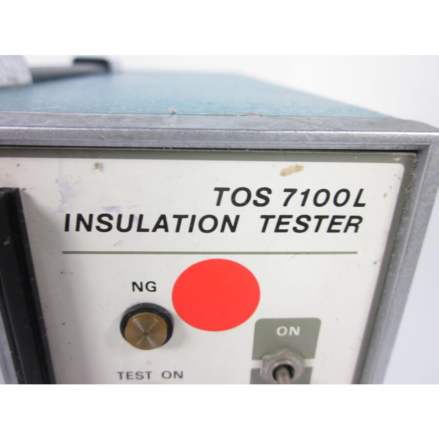 【中古】絶縁抵抗計 TOS7100L 菊水電子工業 KIKUSUI 3z2549 ジャンク品★送料無料★[電波 EMI ノイズ 耐圧 静電気 ...