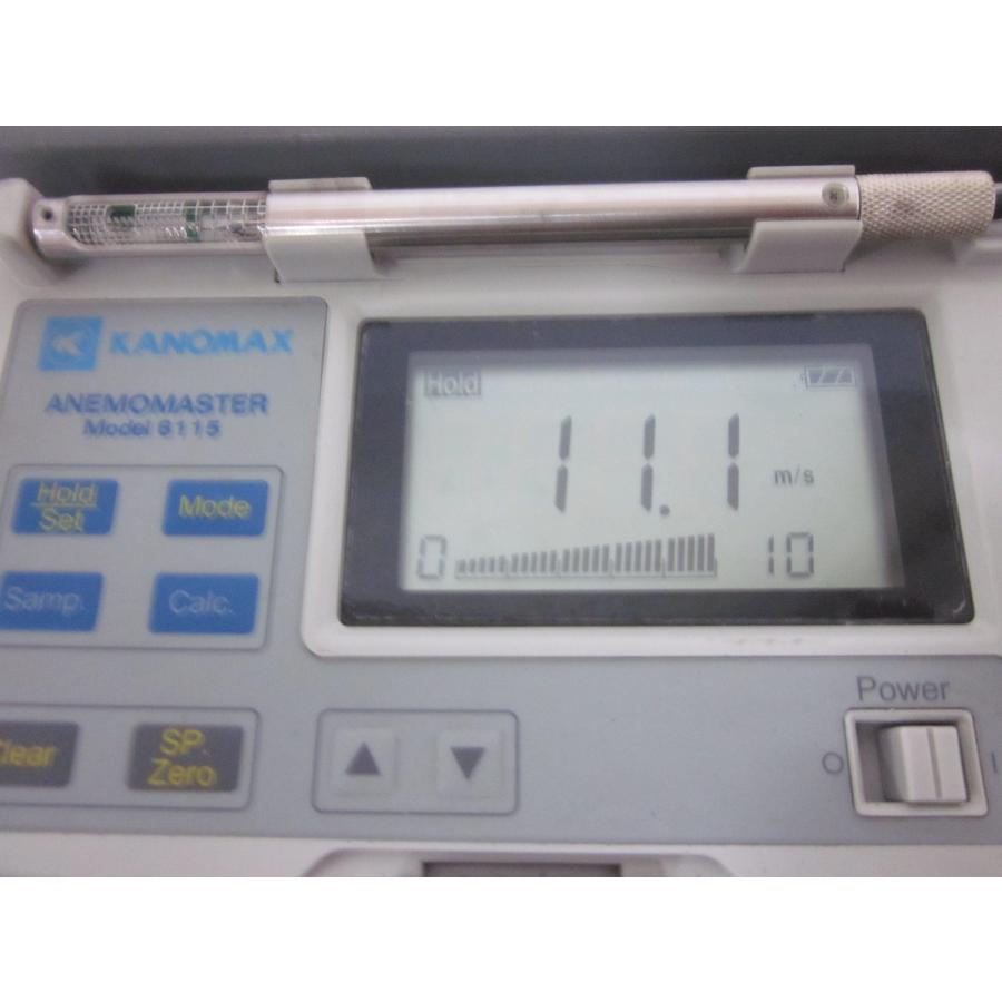 【中古】アネモマスター風速計 MODEL 6115 日本カノマックス KANOMAX 3z2559 ★送料無料★[気象観測器／温度測定器／風速 ...