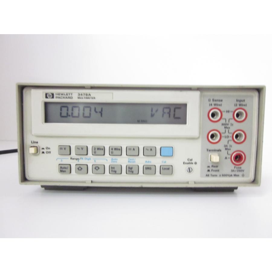 【中古】デジタルマルチメータ 3478A HP ヒューレット・パッカード 5.5桁 4線式抵抗測定対応 3z2640 ジャンク品★送料無料★ ...