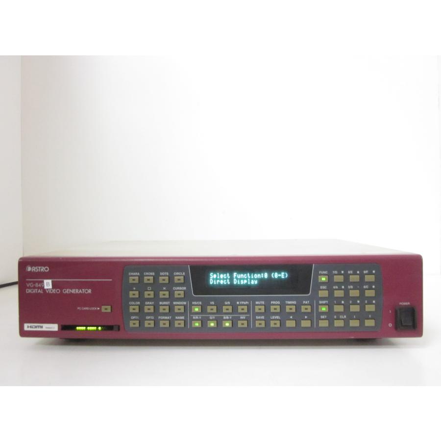 【中古】プログマラブル信号発生器 VG-849B アストロデザイン ASTRO ジェネレータ 3z3811 ★送料無料★[映像(テレビ ビデオ ...