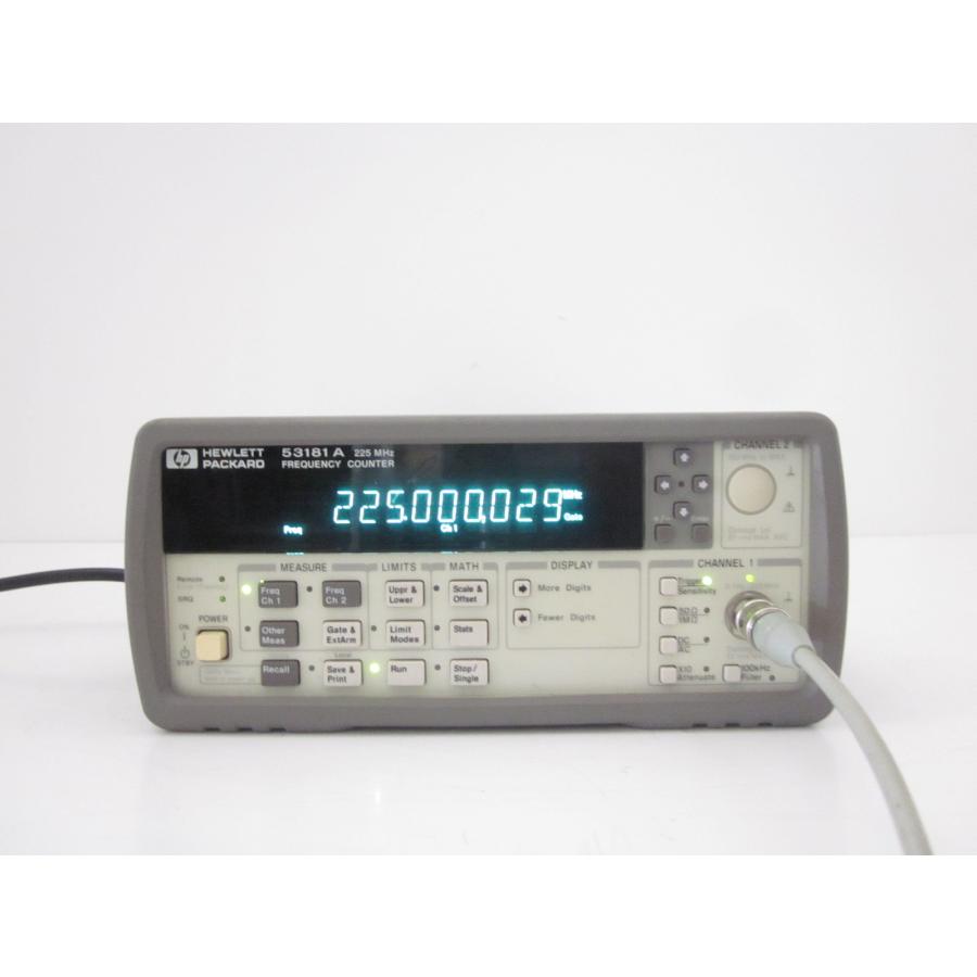 【中古】周波数カウンタ 53181A HP ヒューレット・パッカード 0.1Hz〜225mHz タイムインターバル x01508 ★送料無料★ ...