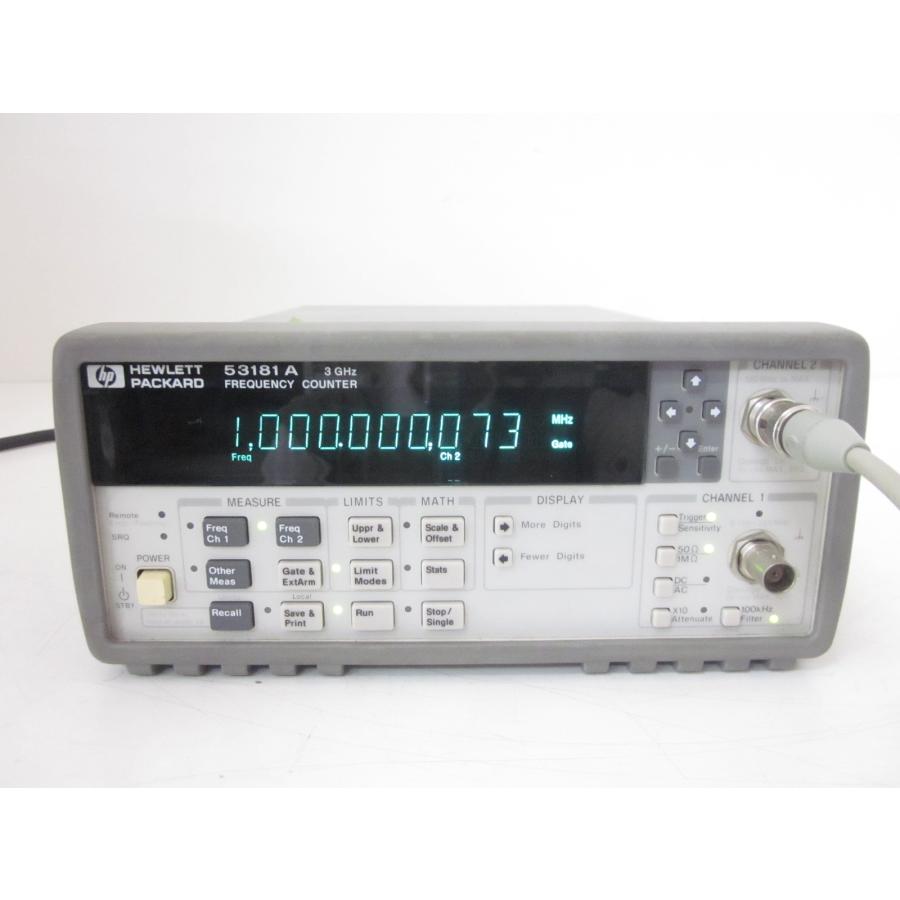 【中古】周波数カウンタ タイムインターバル 53181A HP ヒューレット・パッカード 0.1Hz〜3GHz x01510 ジャンク品★送料 ...