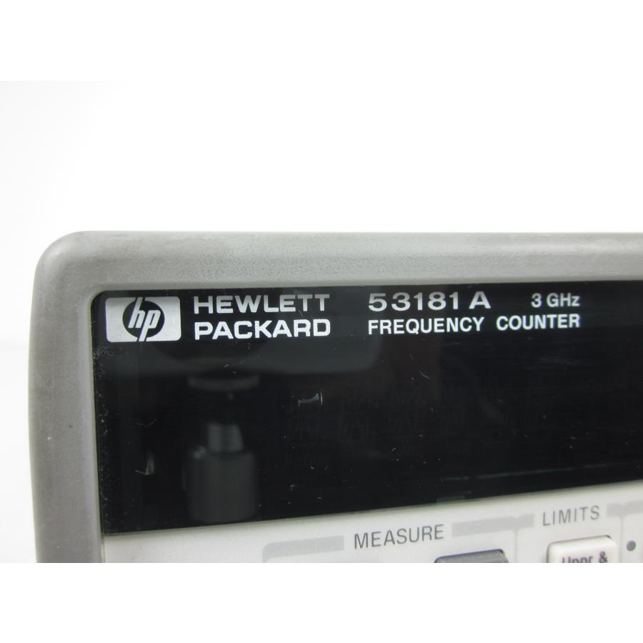 【中古】周波数カウンタ タイムインターバル 53181A HP ヒューレット・パッカード 0.1Hz〜3GHz x01510 ジャンク品★送料 ...