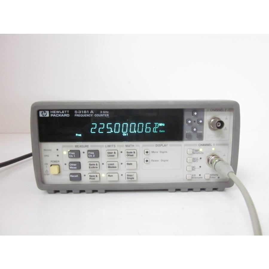 【中古】周波数カウンター 53181A HP ヒューレット・パッカード Keysight キーサイト 0.1Hz〜3GHz タイムインターバル ...