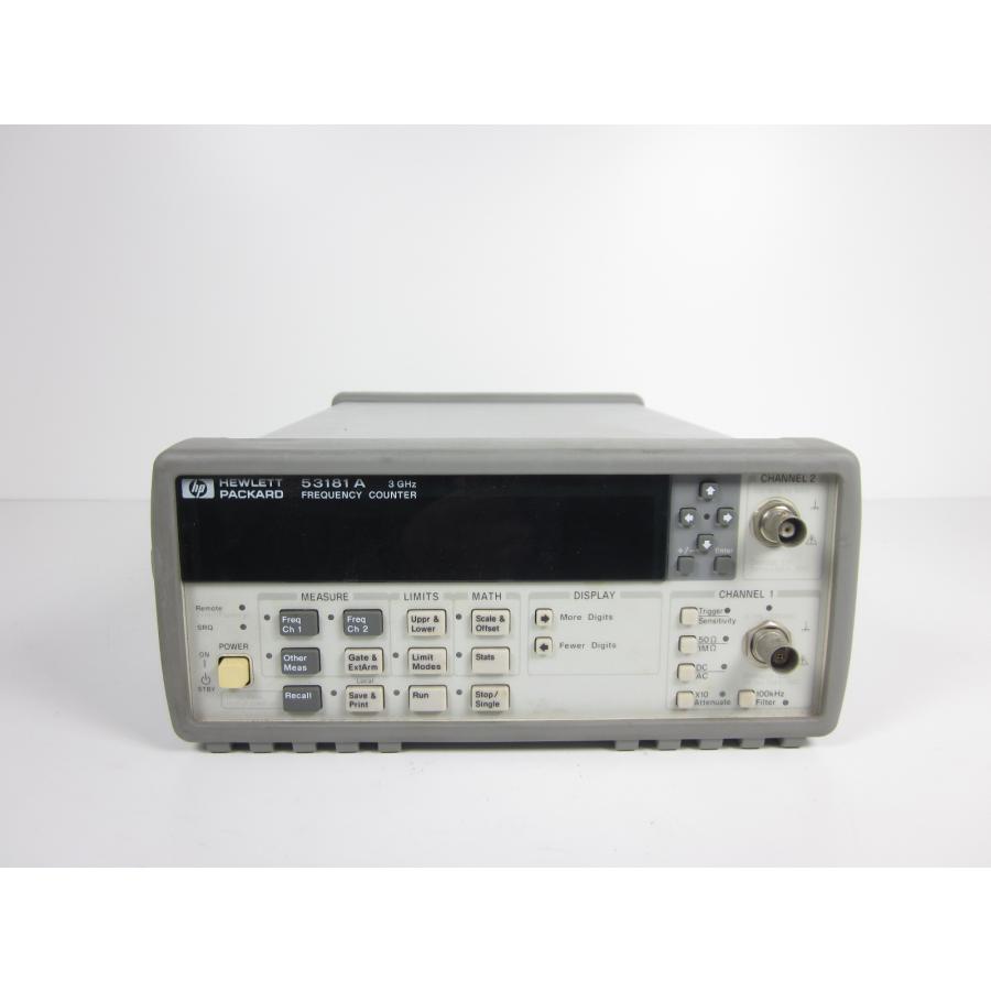 【中古】周波数カウンター 53181A HP ヒューレット・パッカード Keysight キーサイト 0.1Hz〜3GHz タイムインターバル ...