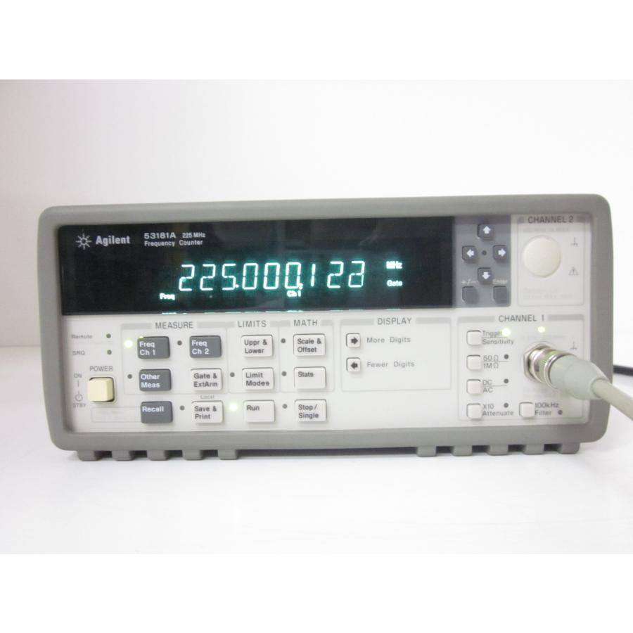 【中古】周波数カウンター 53181A アジレント Agilent HP 0.1Hz〜225MHz タイムインターバル x02401 ★送料 ...