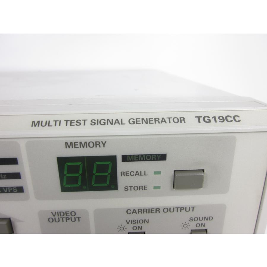【中古】マルチテスト信号発生器 TG19CC シバソク ShibaSoku ジェネレータ x02632 ジャンク品★送料無料★[映像(テレビ ...