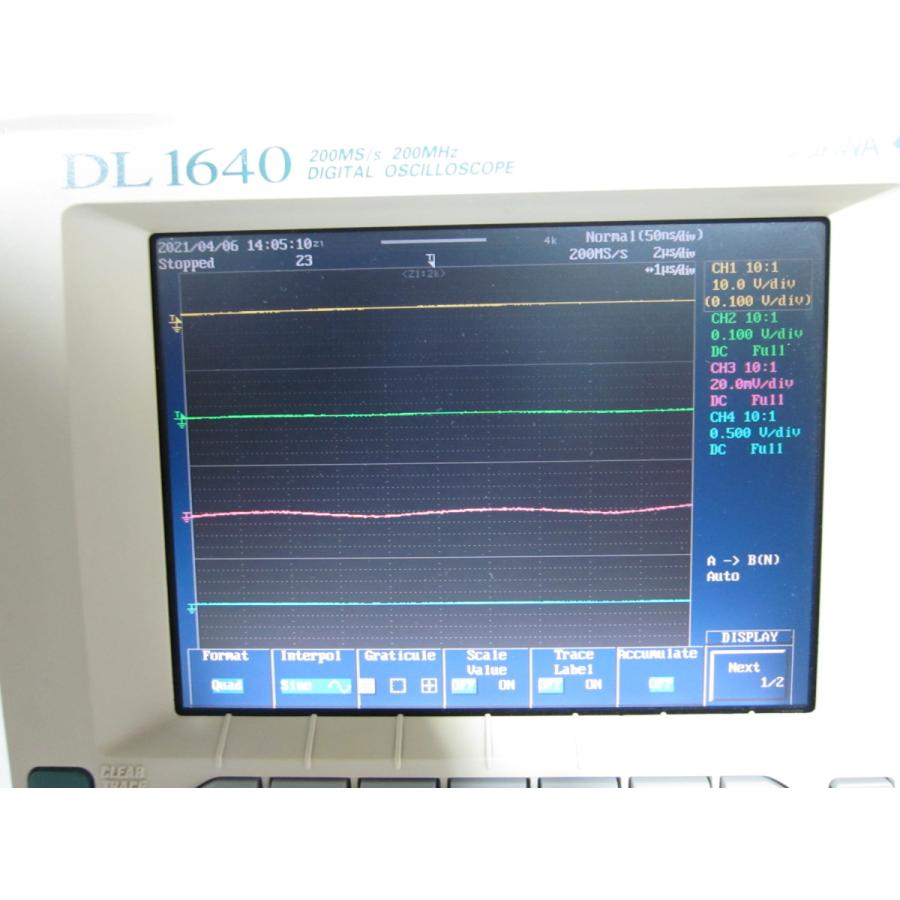 【中古】DL1640 デジタルオシロスコープ 7016 10-M-J1/B5/P4/C10 横河電機 YOKOGAWA x03009 ジャンク ...