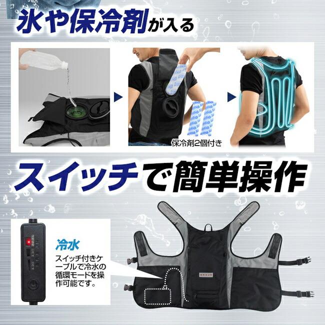 BRAIN ブレイン 水冷式ベスト セット レギュラーサイズ BR-861 :br-861:資材プラス - 通販 - Yahoo!ショッピング