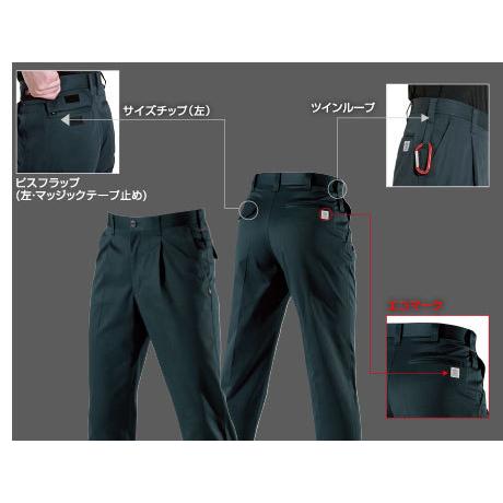 BURTLE バートル ワンタックパンツ burtle6013 : 資材プラス - 通販 - Yahoo!ショッピング