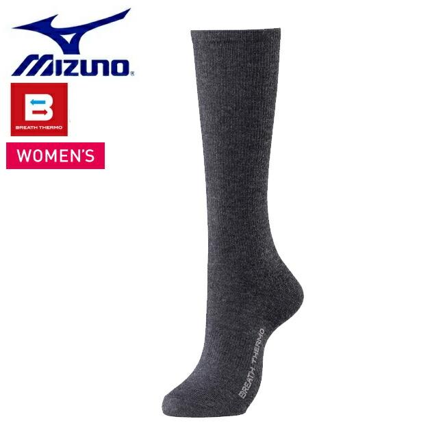MIZUNO ミズノ mizuno C2JX2802 ブレスサーモ 消臭ハイソックス段階着圧 ウィメンズ : 資材プラス - 通販 ...