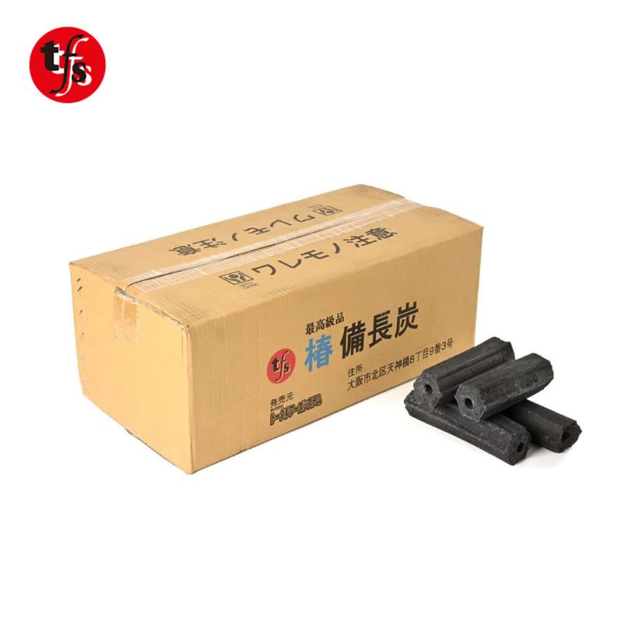 TFS 椿備長炭 インドネシア産 オガ炭 (オガタン) 10kg 1箱- BBQ用備長炭 キャンプ炭 七輪用炭 業務用 バーベキュー用 煙少ない : トータルフーズシステム - 通販 ...